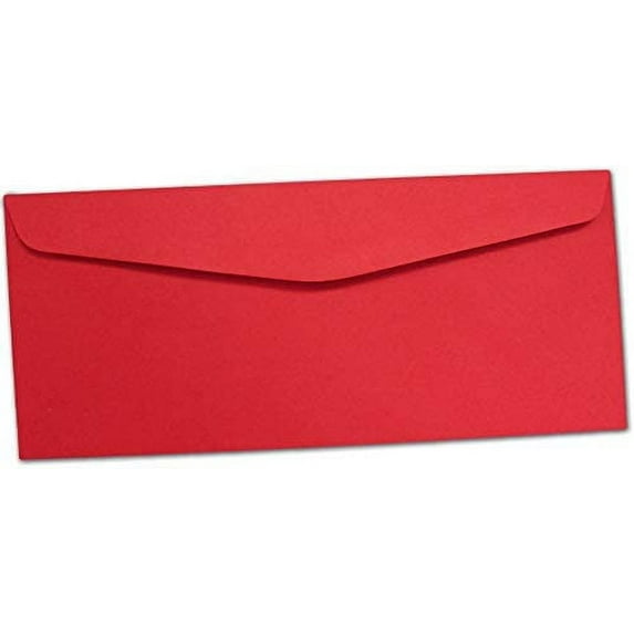 Bright Holiday Red Envelopes - #10 Size - 25 Pack - Walmart.com