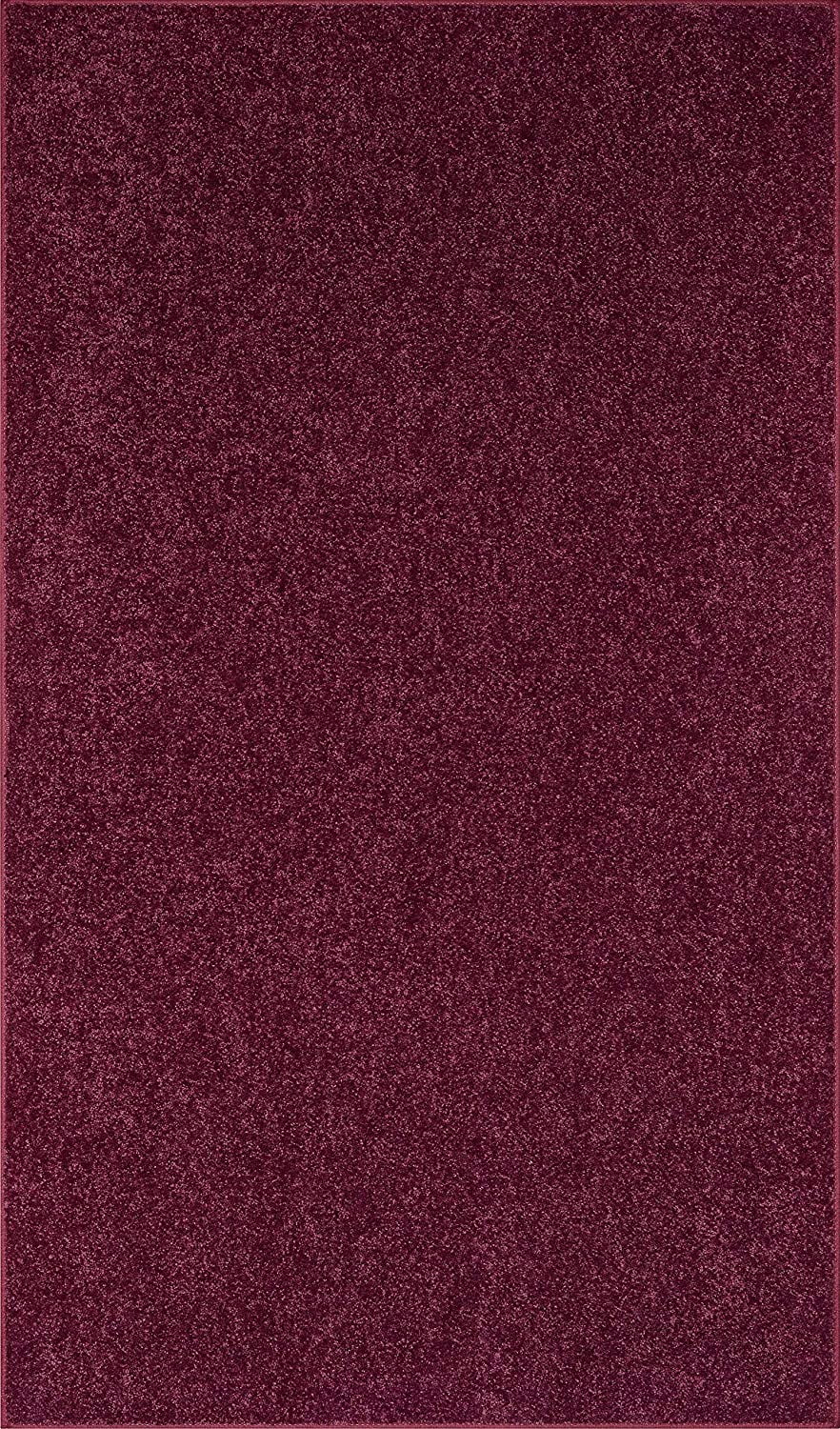 Bright House Solid Color Area Rugs Cranberry - 2' x 6' - Walmart.com
