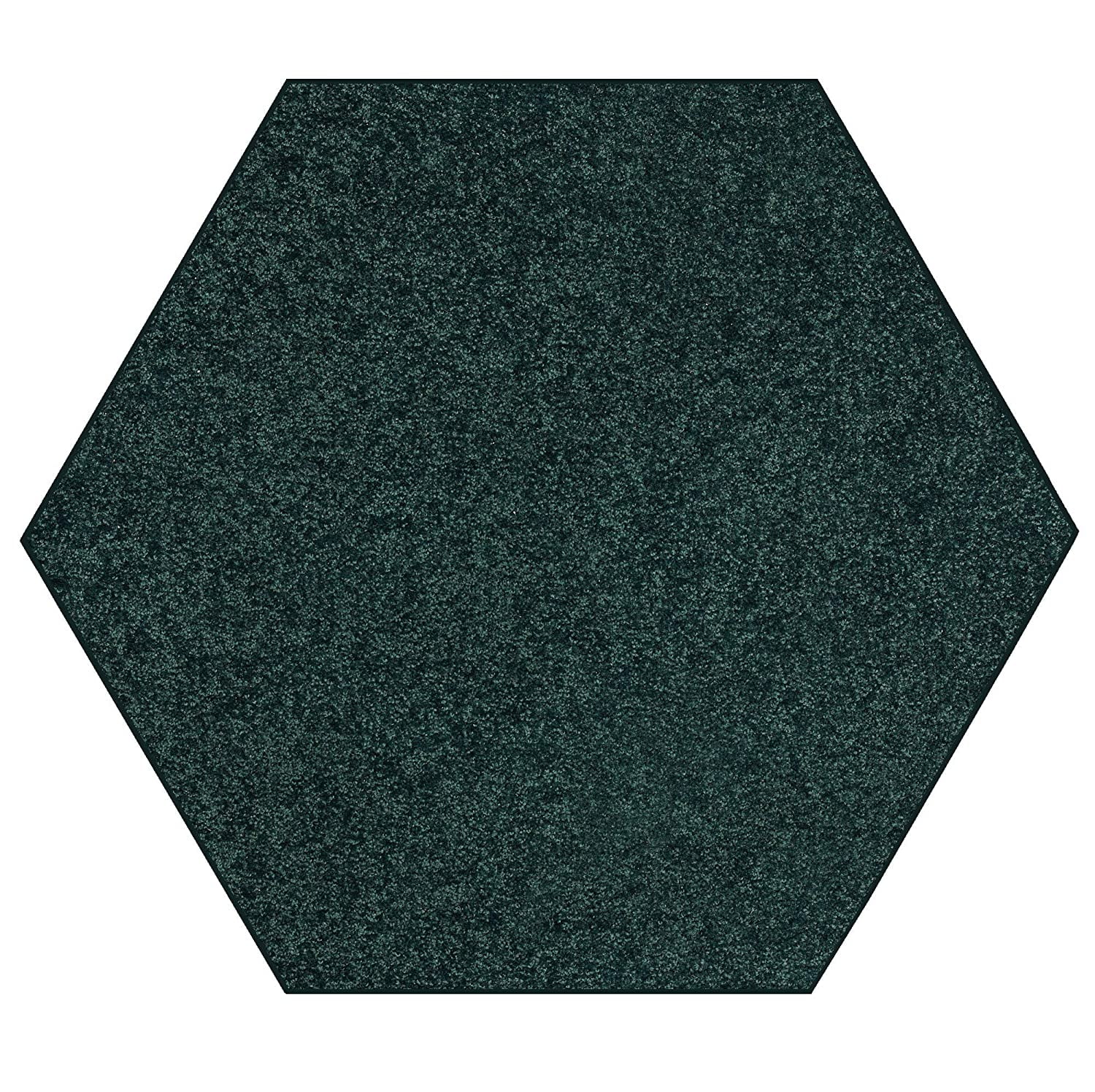 Bright House Solid Color Hexagon Shape Area Rugs Forest Green - 6 ...