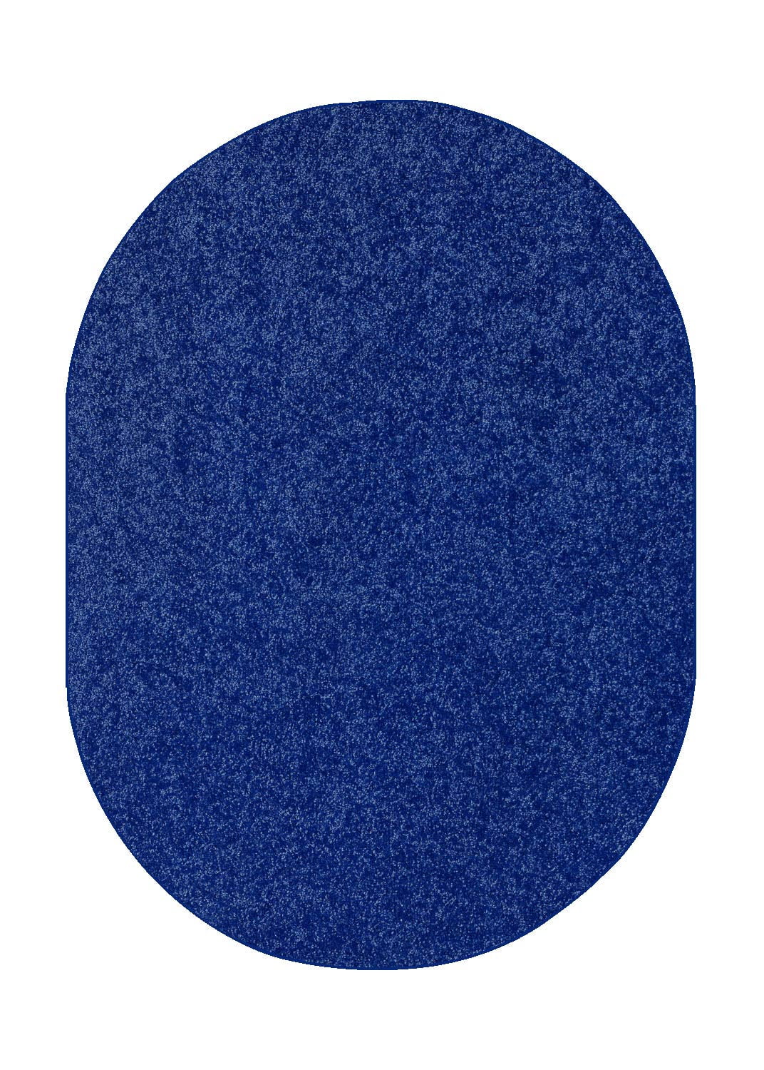 Bright House Solid Color Oval Shape Area Rugs Neon Blue - 3' x 5' Oval ...