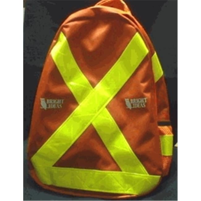 Bright Ideas RBP3O Reflective Orange Backpack - Safety Vest Style ...