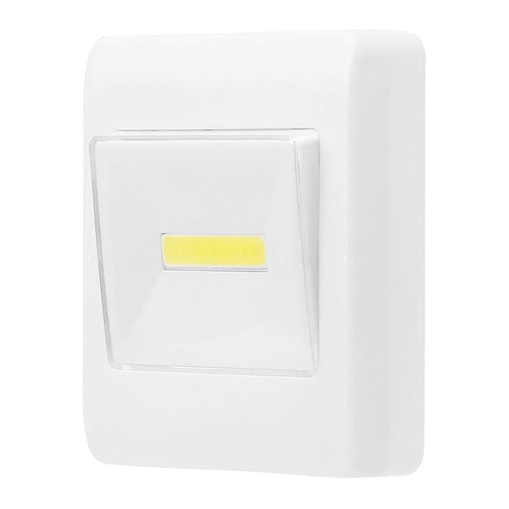 Bright LED Push Light Stick On Battery Powered Night Light Cupboar ...