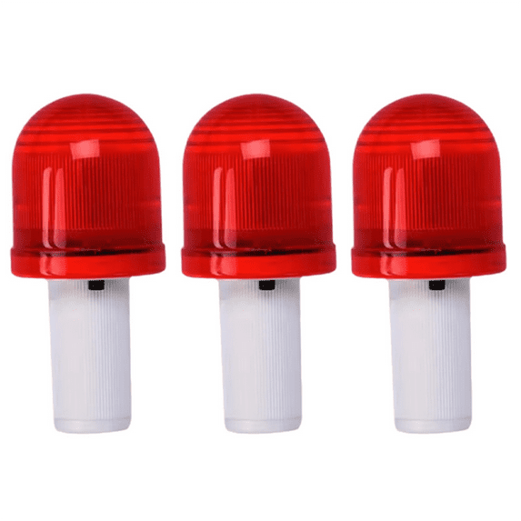 Bright LED Road Hazard Skip Light Flashing Safety Cone Topper Warning ...