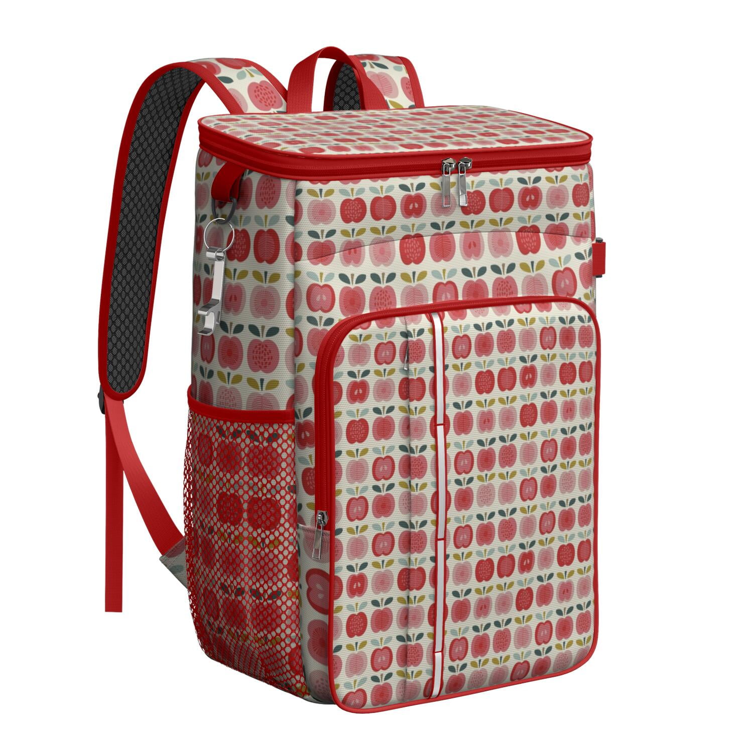 Bright Lemon Print Insulated Backpack Cooler, Leakproof Lunch Bag for ...