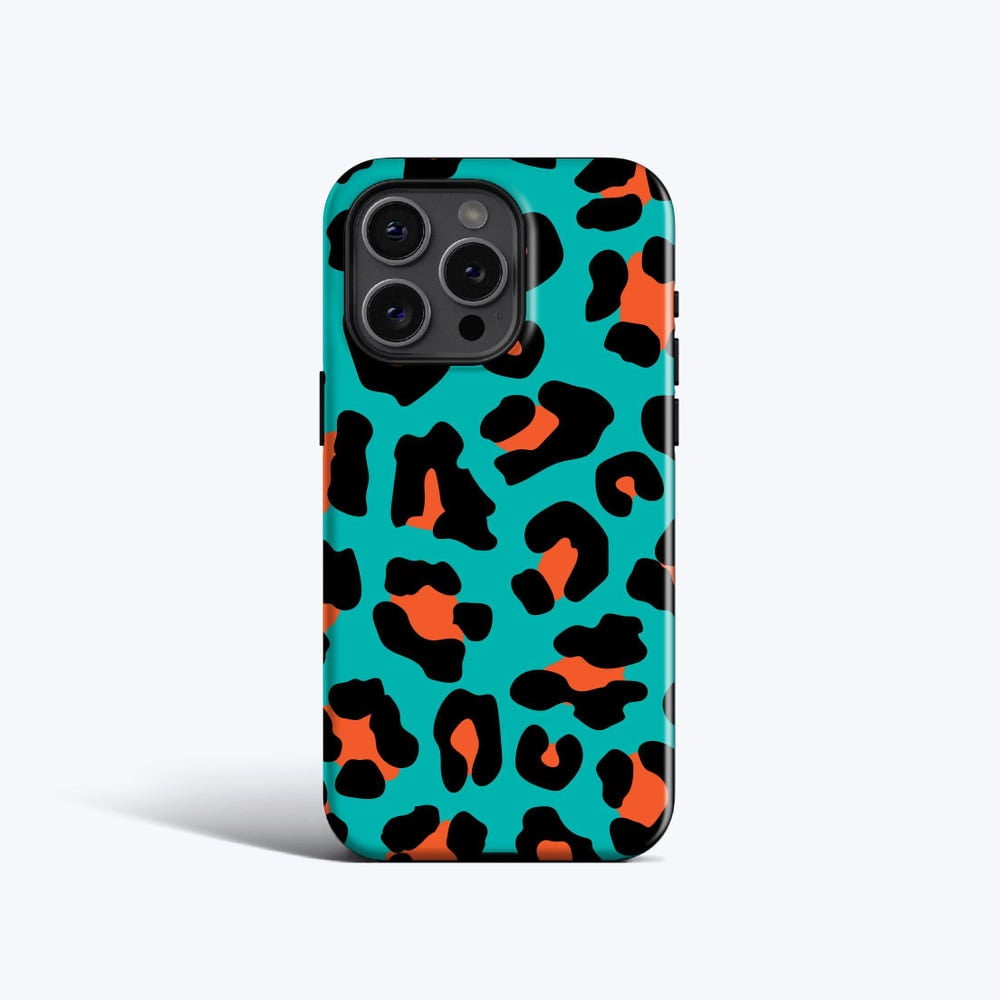 Bright Leopard Abstract Animal Print Phone Case for iPhone 11-17 Pro Max Compatible - Walmart.com