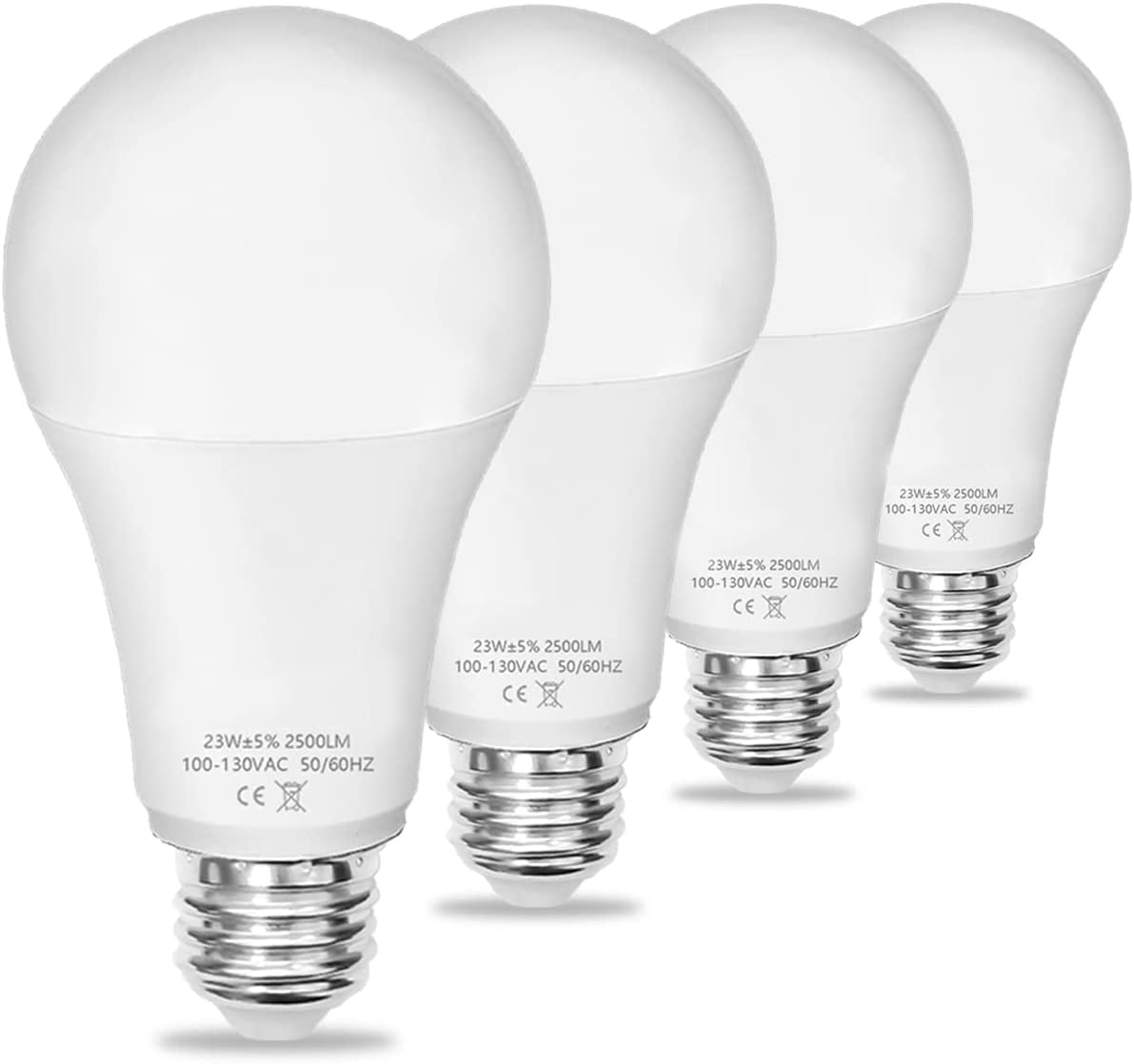 Bright Light Bulb, 150w-200w Equivalent 2500LM E26 Led Bulb 23W Warm ...