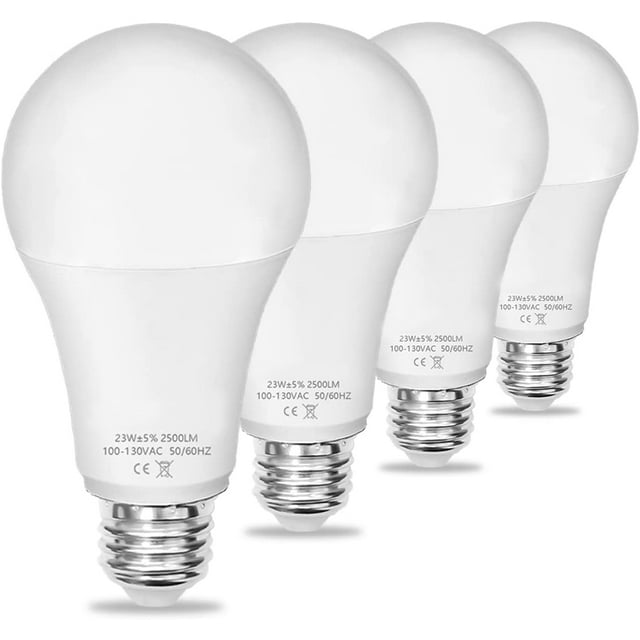 Bright Light Bulb,150w-200w Equivalent 2500LM E26 Led Bulb 23W Warm ...