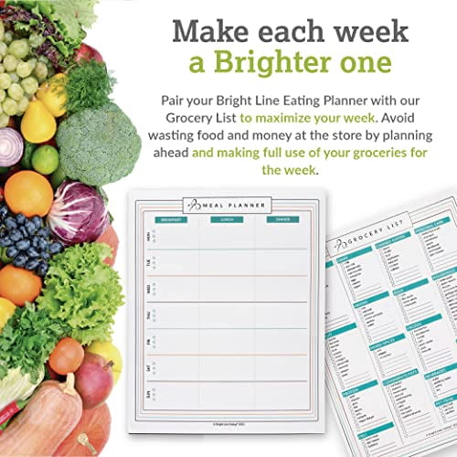 Bright Line Eating Weekly Meal Planner – Meal Prep & Budget Planner ...