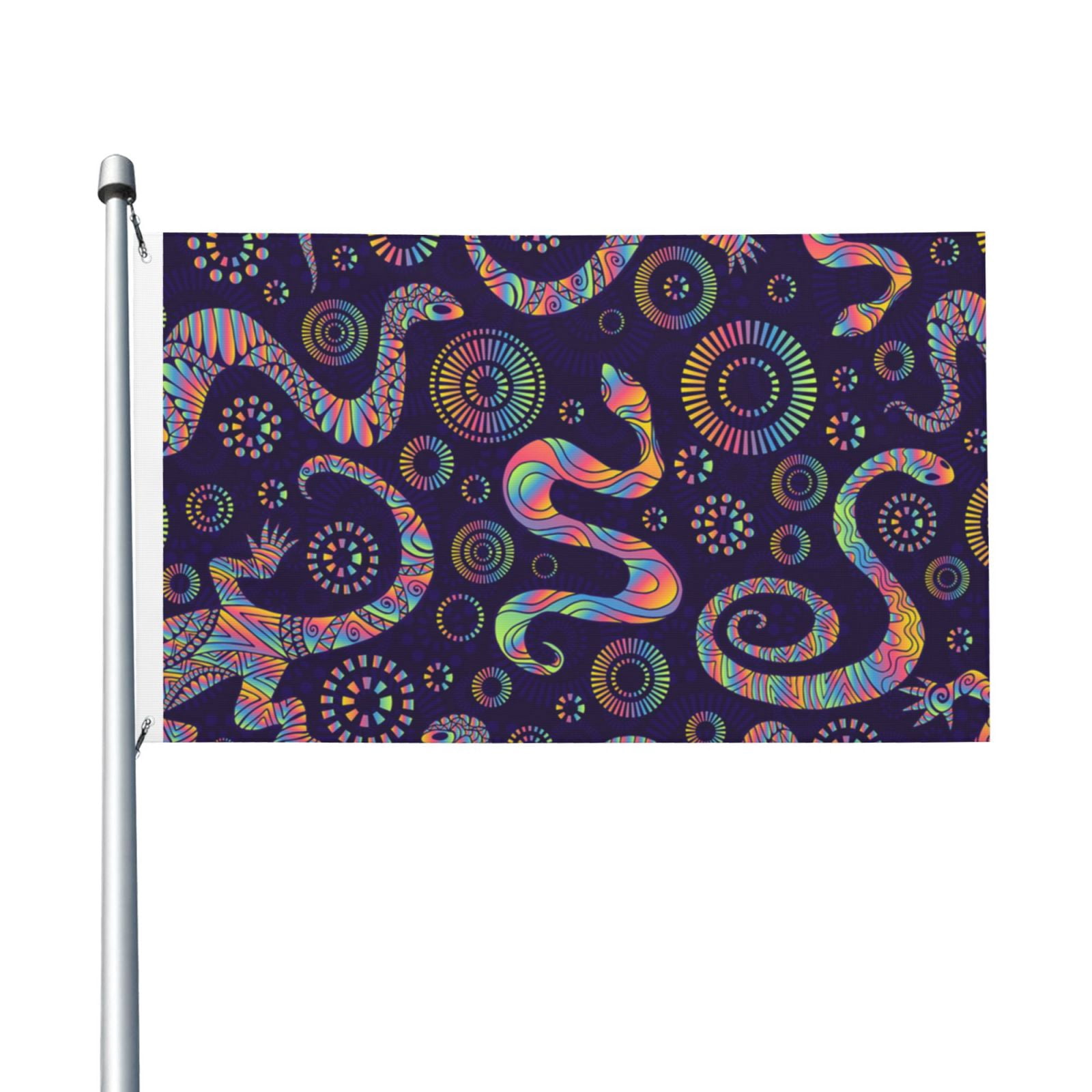 Bright Lizards And Snakes Flag 3X5 Ft Garden Yard House Flags Banner ...