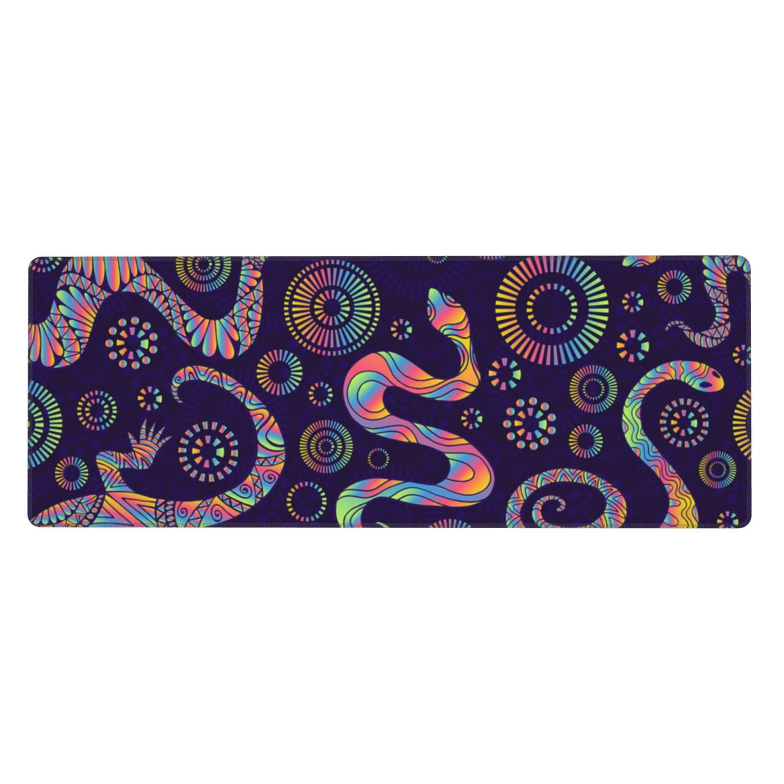 Bright Lizards And Snakes Mouse Pad Extended Large Gaming Mousepad Non ...