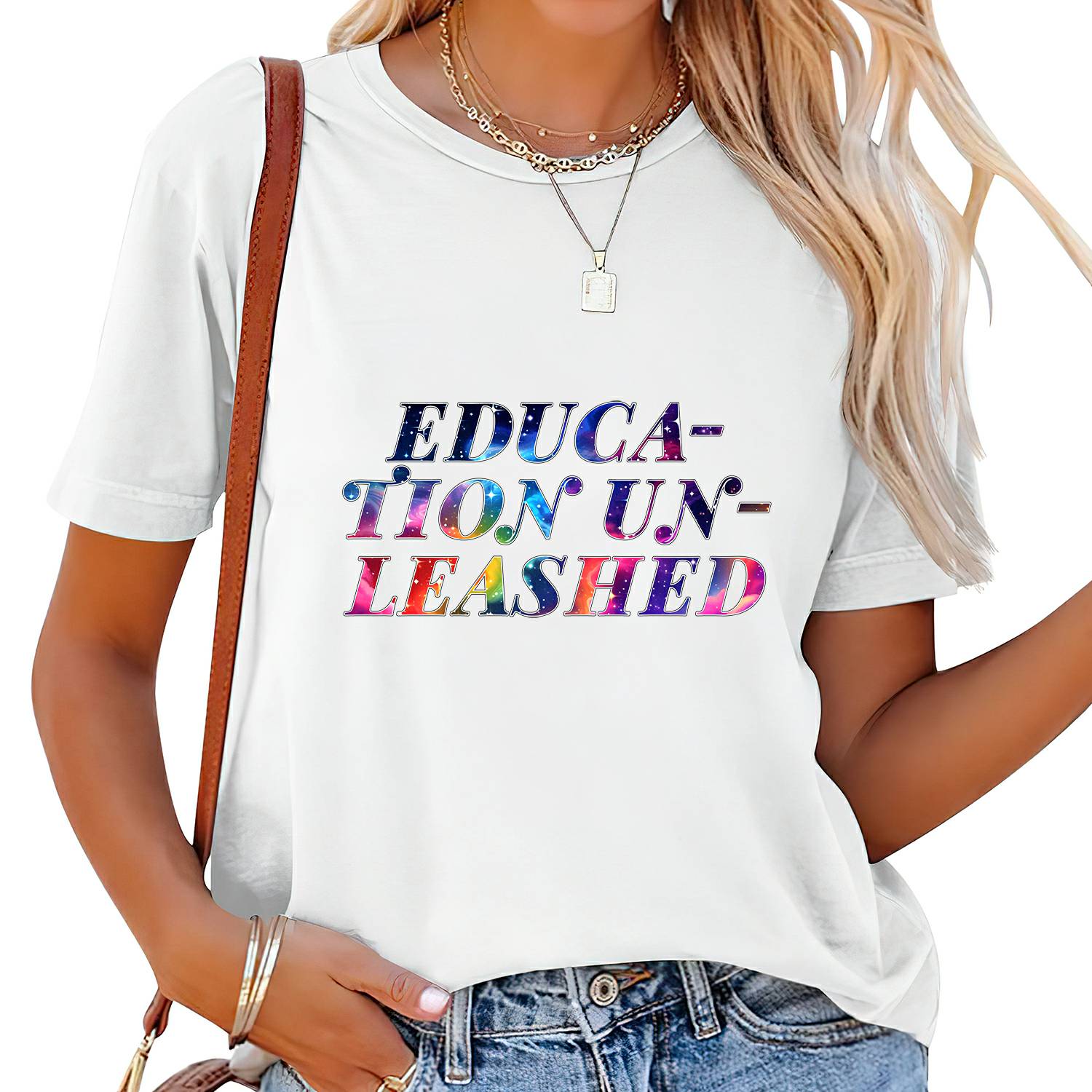 Bright Minds Ahead Back to School Gifts Stylish Women's T-Shirts - Bold ...