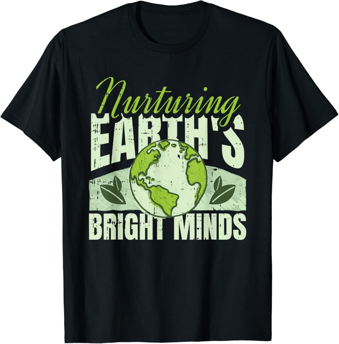 Bright Minds Earth Day Environmental Nature Environmentalist T-Shirt ...