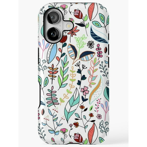 Bright Nature Doodle Abstract Art Protective and Compatible iPhone 11 ...