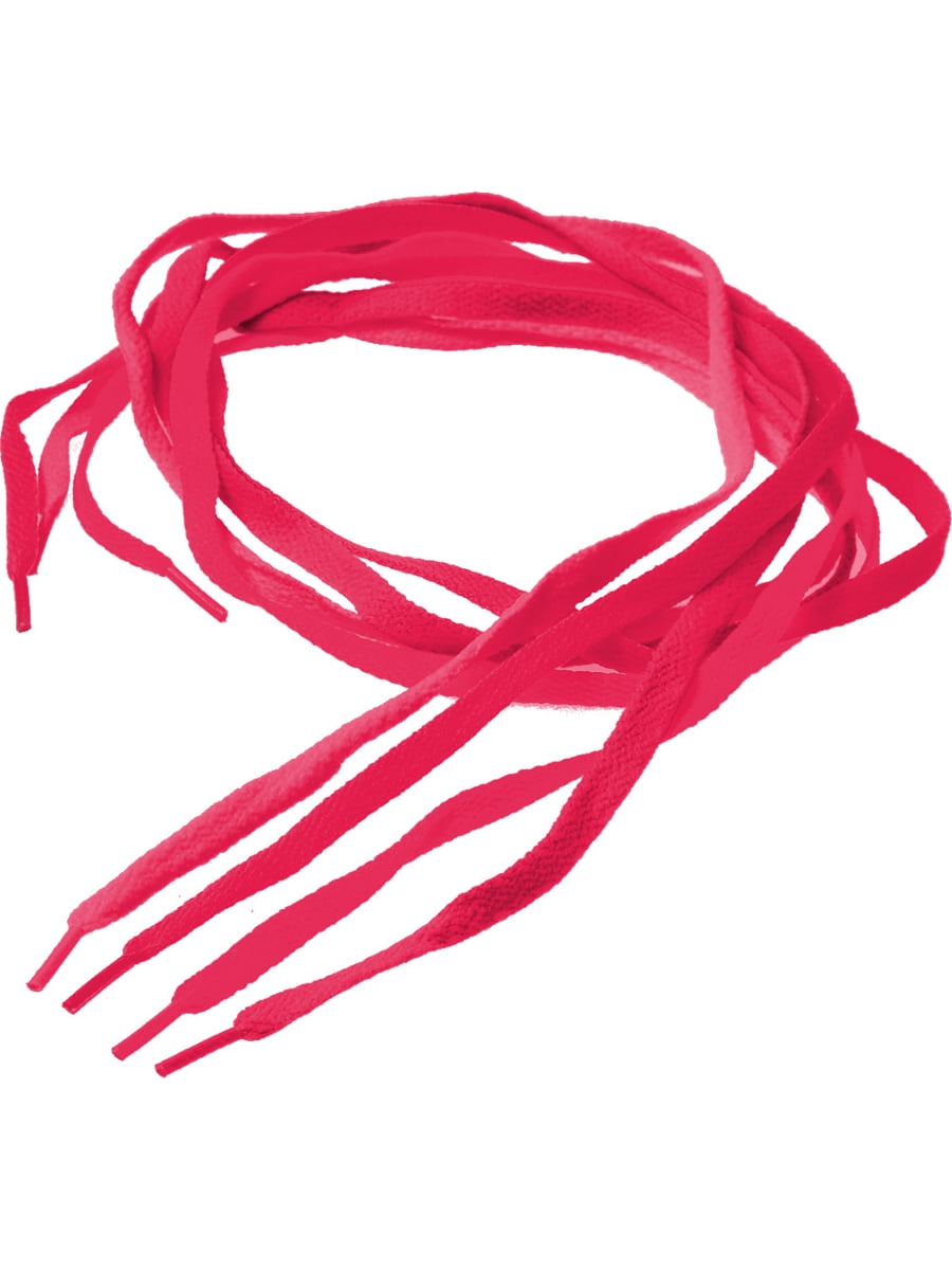 Bright Neon Pink 38" Retro 80s Rave Costume Shoe Laces - Walmart.com