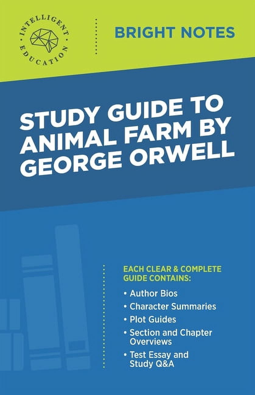 Bright Notes Study Guide to Animal Farm by George Orwell, (Paperback ...