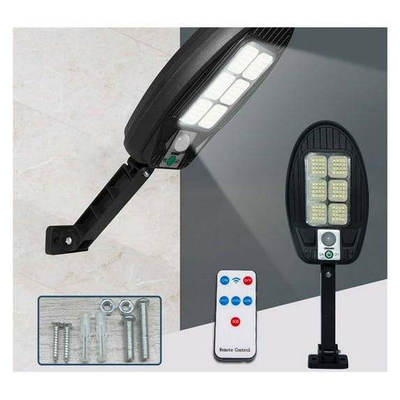 Bright Outdoor Solar Lights Motion Sensor Spotlight Remote Control COB ...