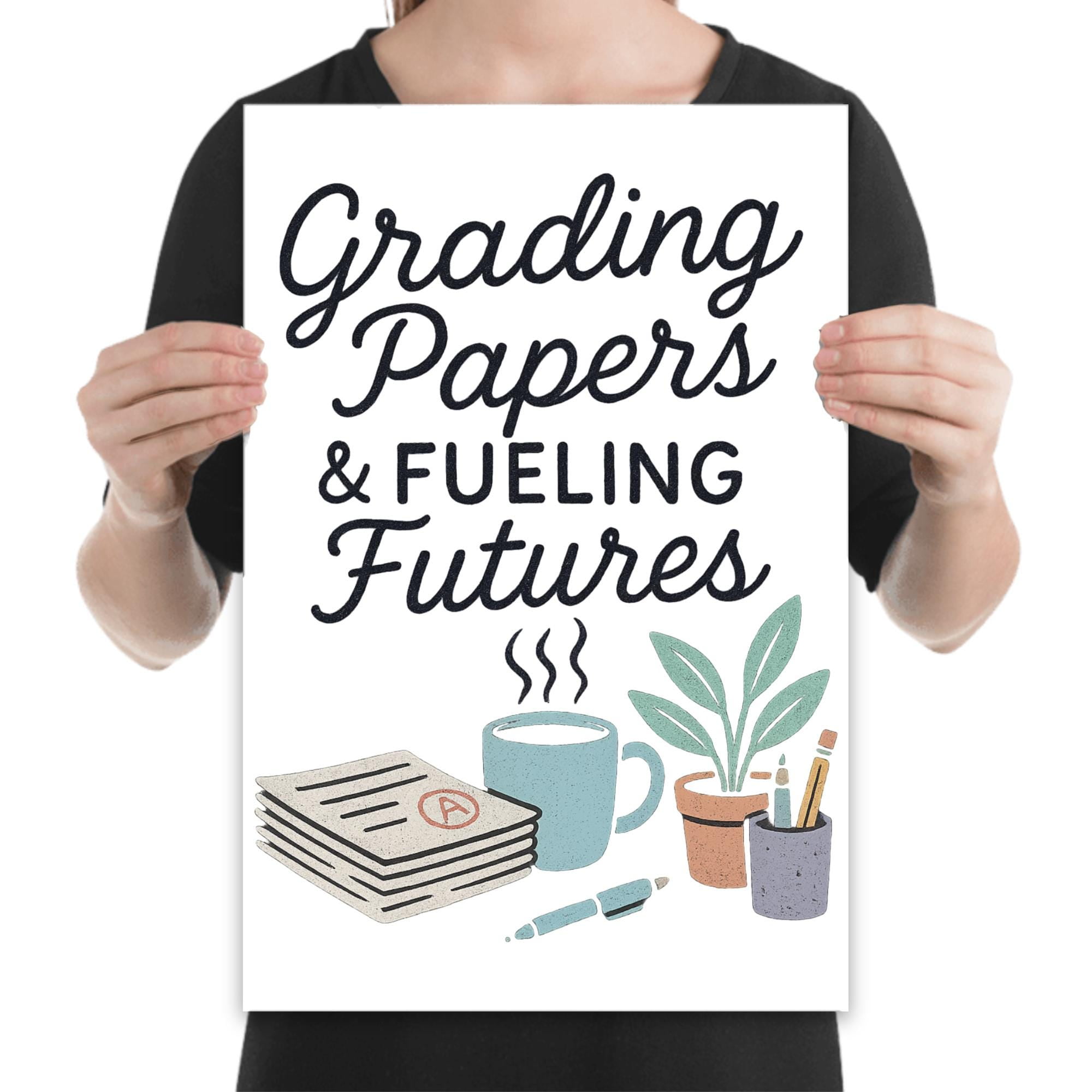 Bright Pastel Chalkboard Art - Classroom Decor - 13x19 Poster Print ...