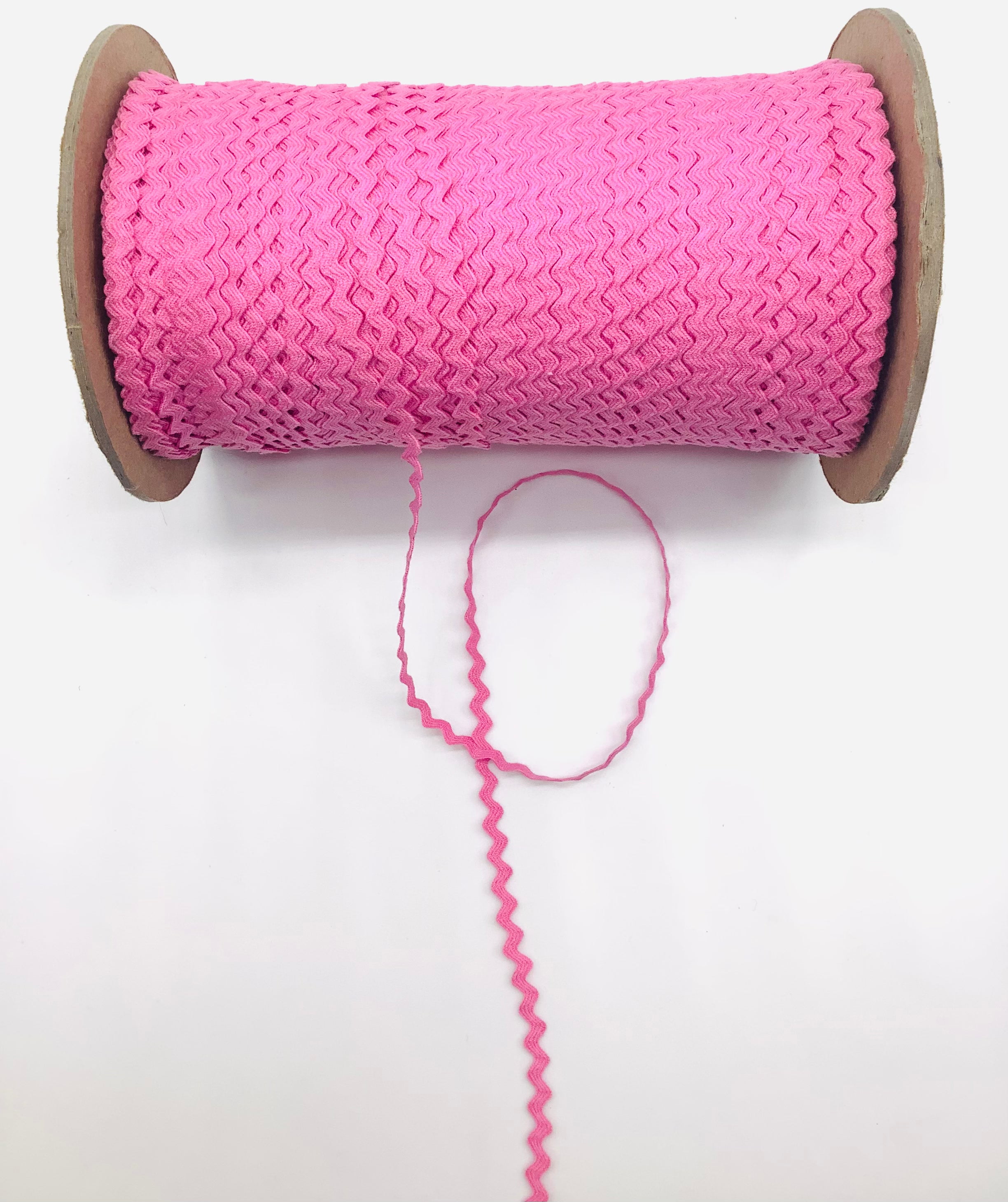 Bright Pink 1/4" 100% Cotton Ric Rac - Walmart.com