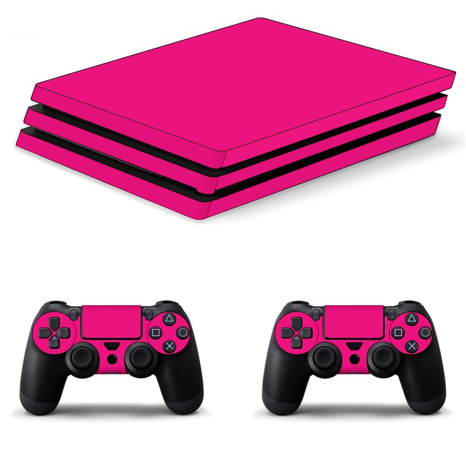 Bright Pink PS4/PS4 Pro/PS4 Slim Skin Sticker For Console And ...