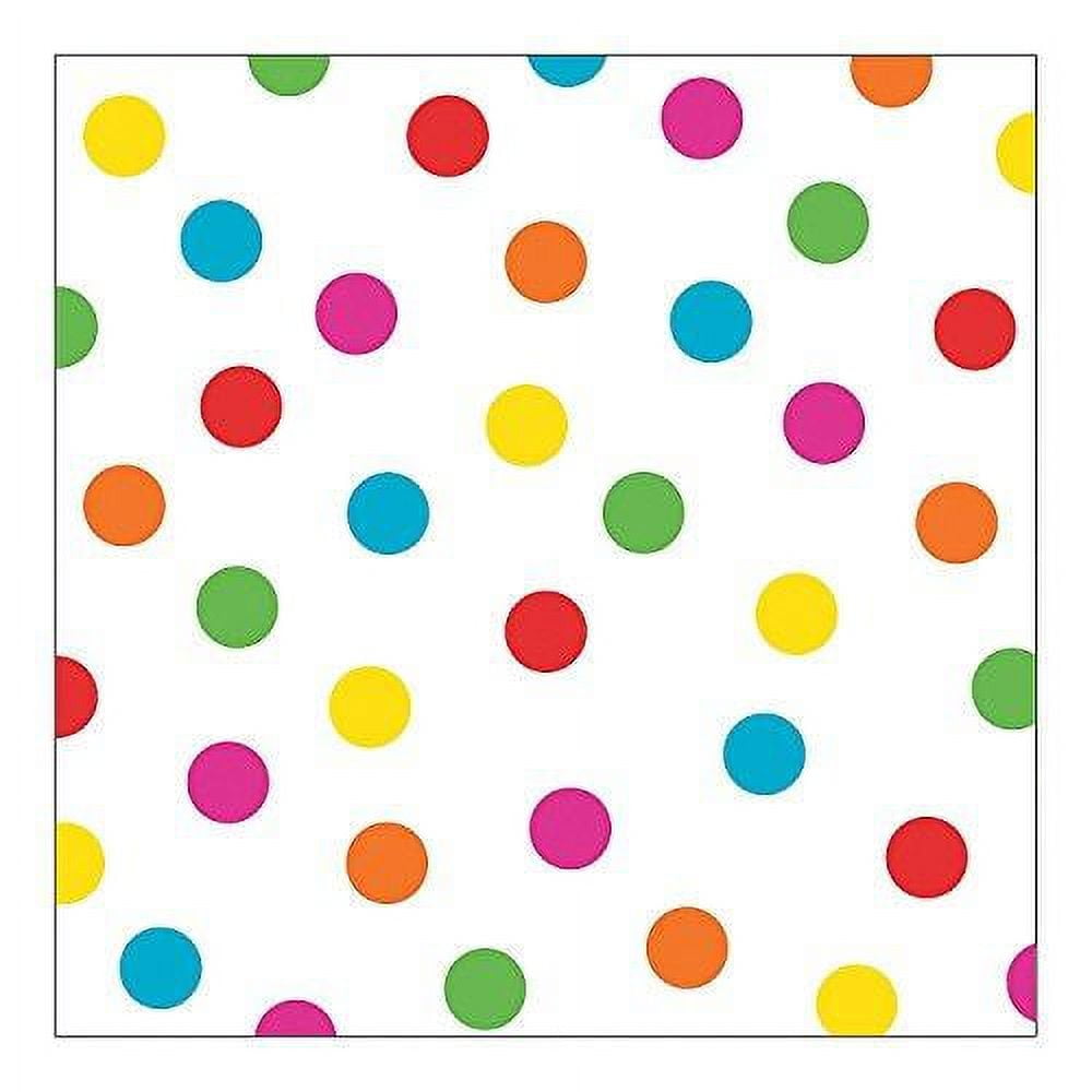 Primary Colors Polka Dot Background