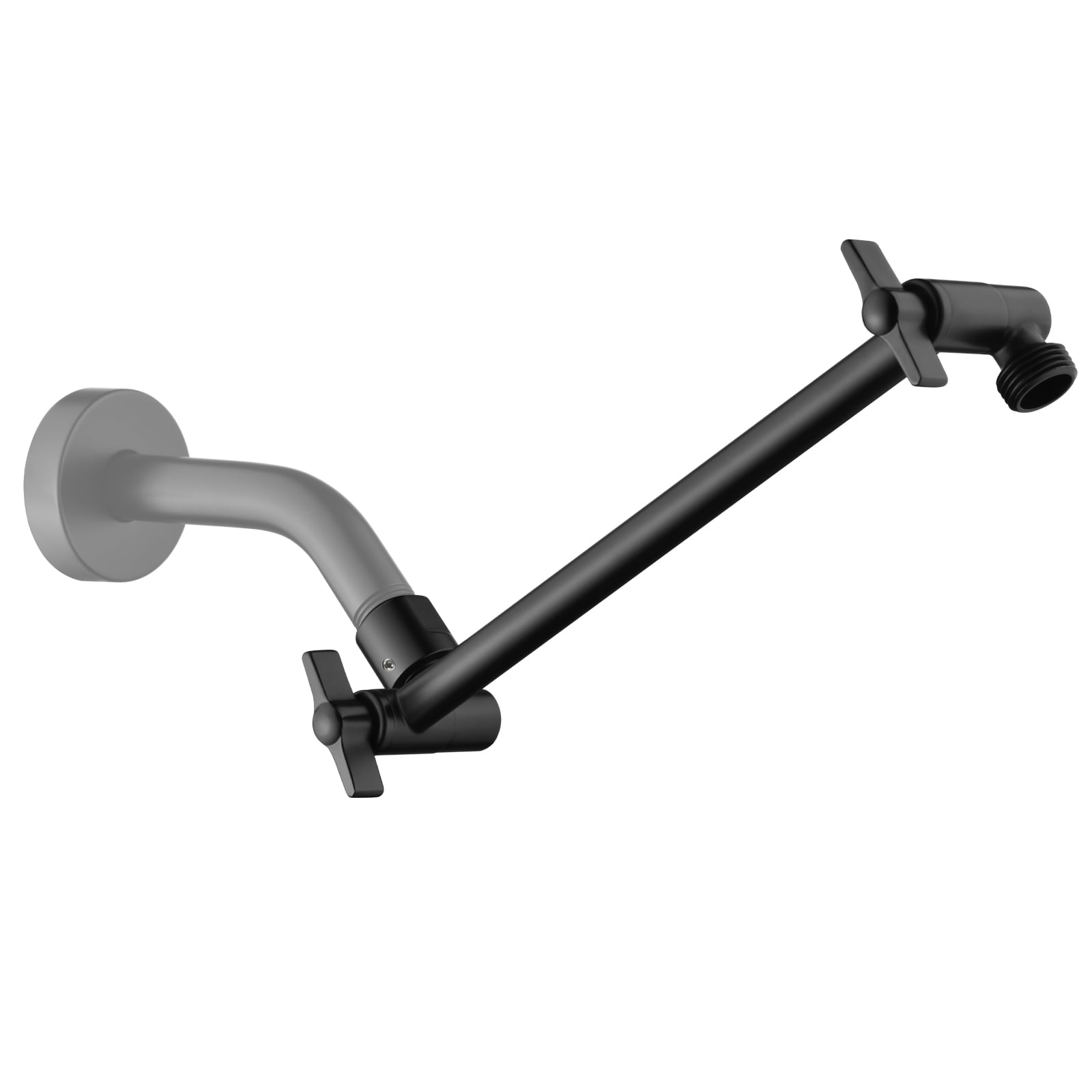 Bright Showers Brass Shower Arm Extender for Rain & Handheld Shower ...