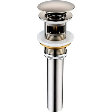 Aquaterior Bathroom Pop Up Drain without Overflow Lavatory Vessel Basin ...