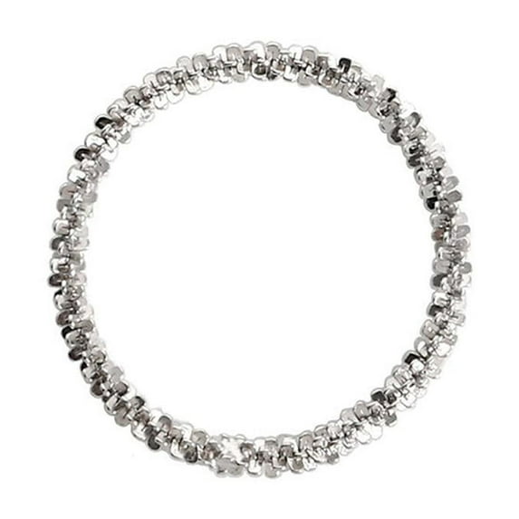 Bright Silver Explosive Female Non-fading Niche Design Silver Plated S ...