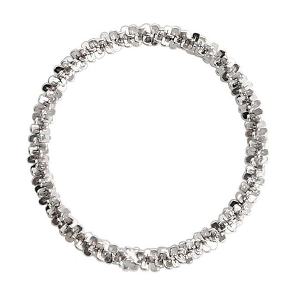 Bright Silver Explosive Female Non-fading Niche Design Silver Plated ...