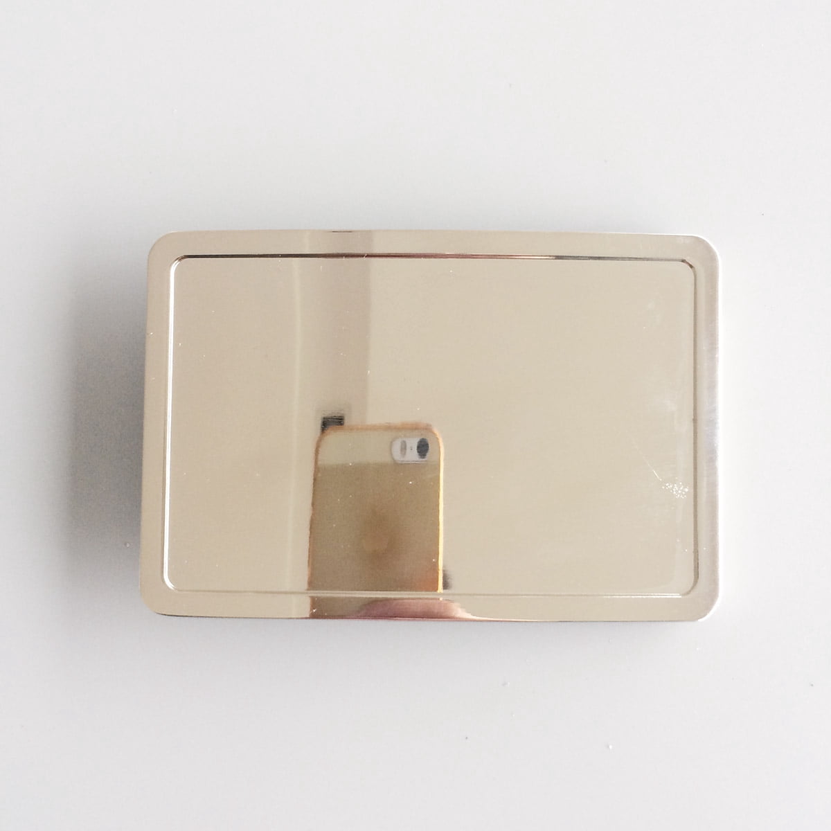 Bright Silver Rectangle Blank Belt Buckle Custom Belt Buckle - Walmart.com