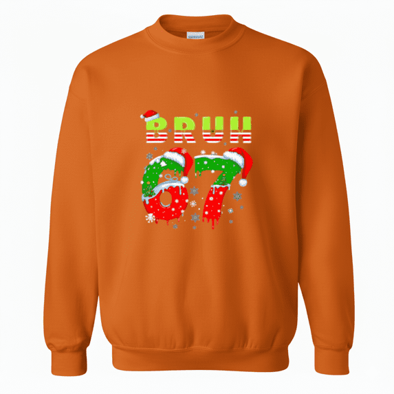 Bright Six Seven 67 Meme Holiday Fun Celebration Winter Graphic ...