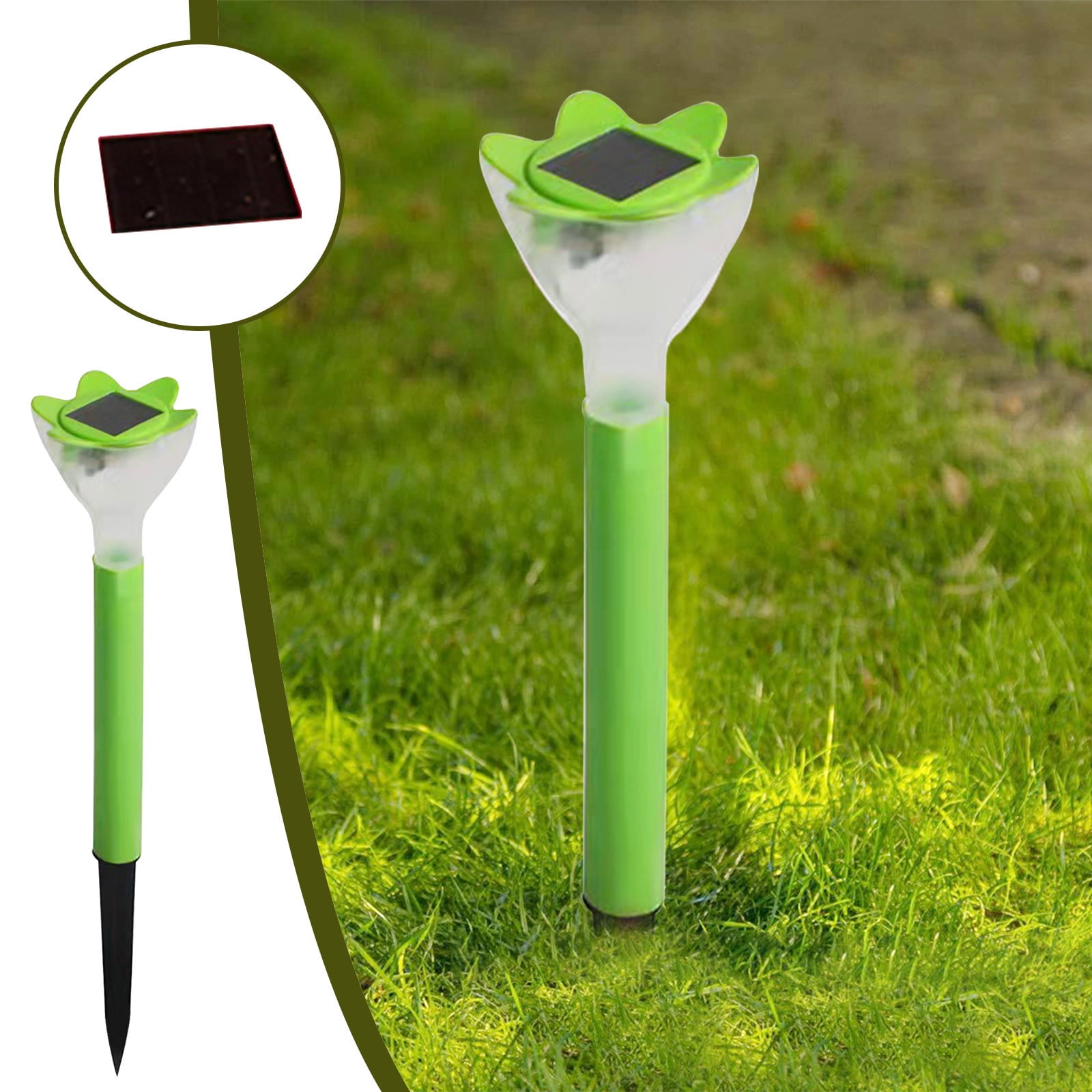 Bright Solar Outdoor Lights , Flashing Color Changing LED Solar Outdoor ...
