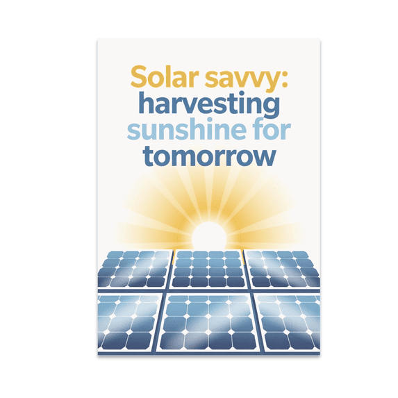 Bright Solar Wall Art - Solar Energy Enthusiast - 13x19 Poster Print ...