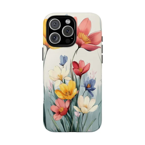 Bright Spring Floral Bloom Pattern iPhone Case for iPhone 17 through 11 ...