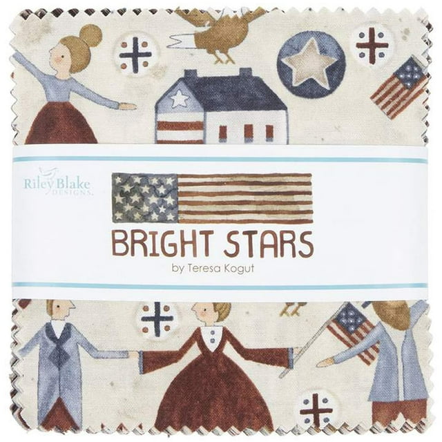 Bright Stars Riley Blake Stacker by Teresa Kogut; 42 - 5" Precut Fabric ...