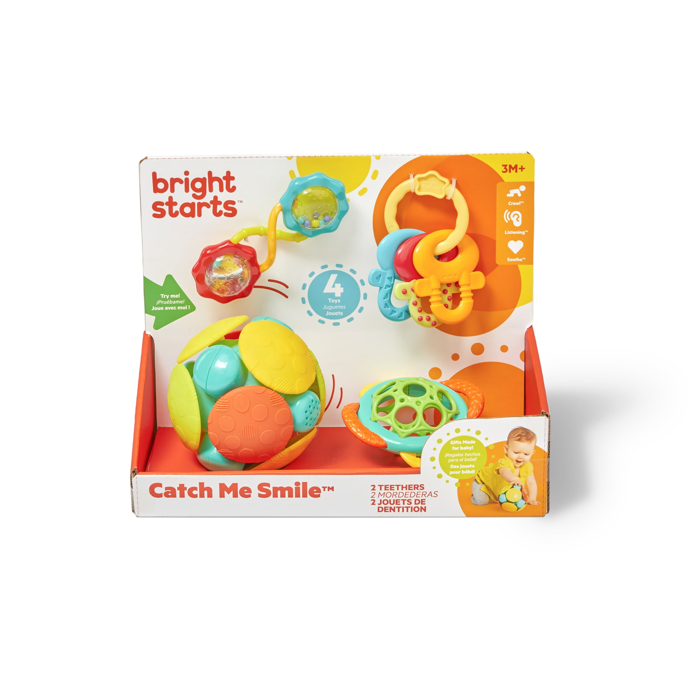 Bright Starts Catch Me Smile Gift Set - Walmart.com
