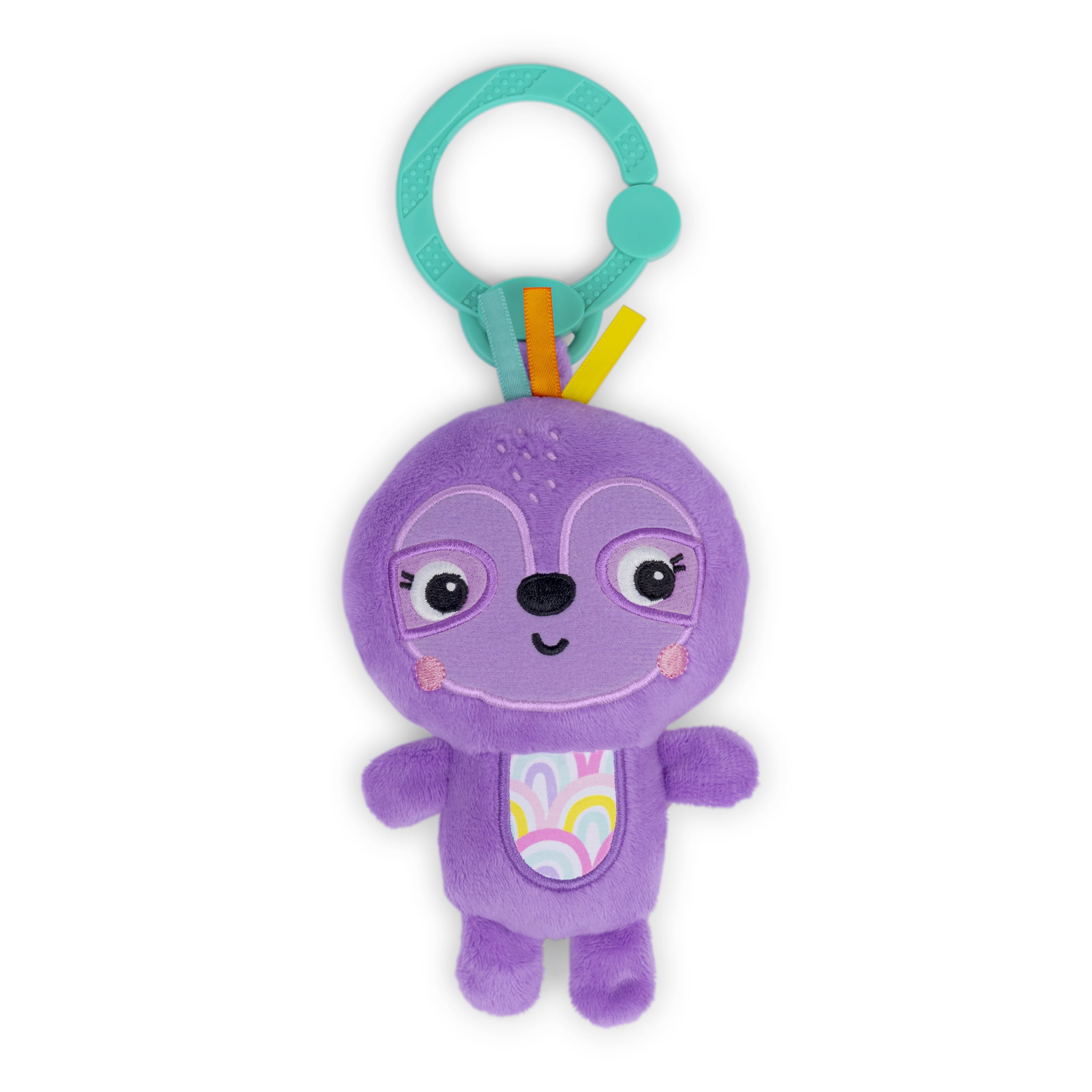 Bright Starts Jingle Joy On-The-Go Toy - Purple Sloth - Walmart.com
