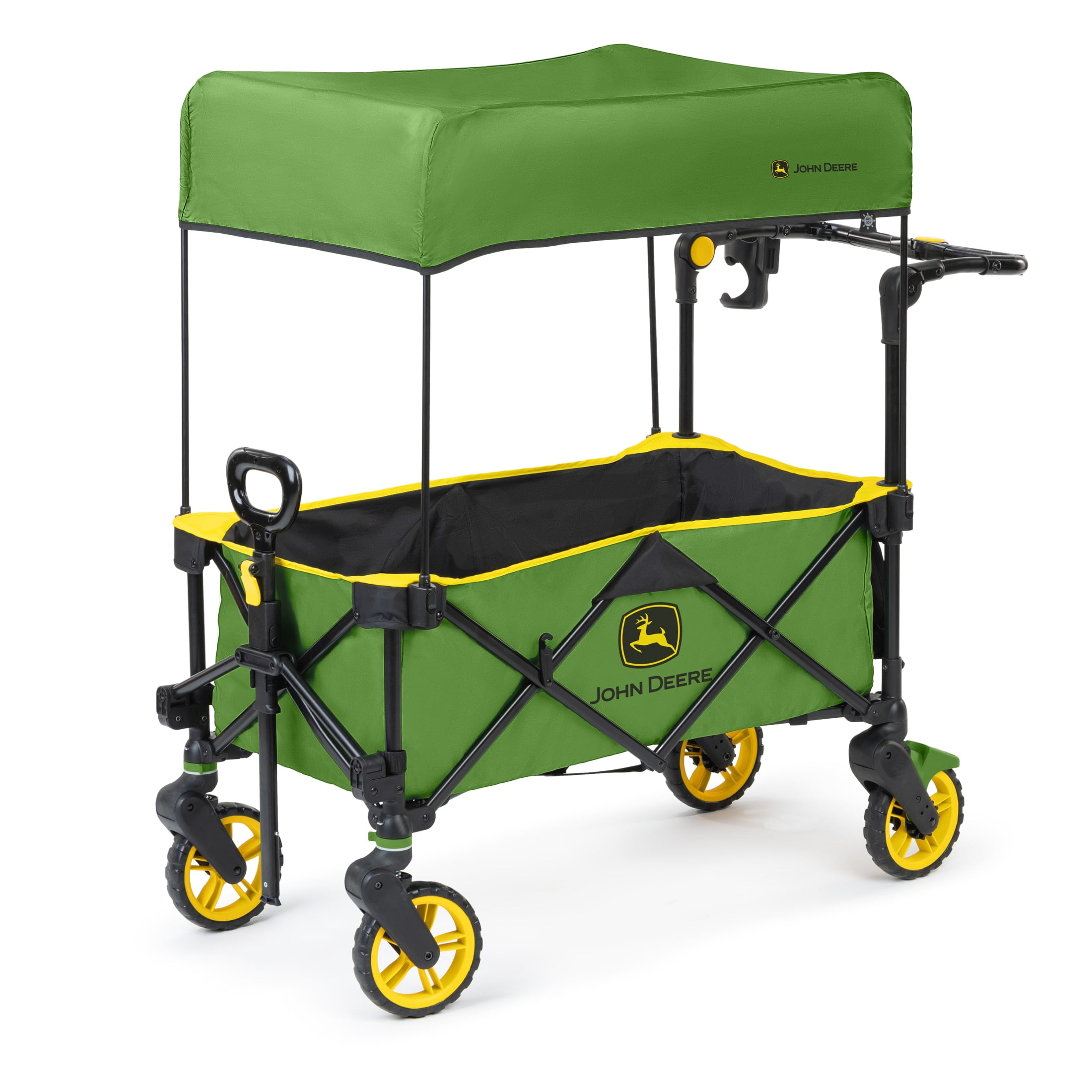 Bright Starts John Deere Pop 'N Ride Wagon, Green & Yellow, Unisex ...