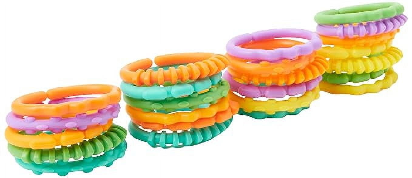 Bright Starts Lots of Links Rings Toys for Stroller or Carrier Seat ...