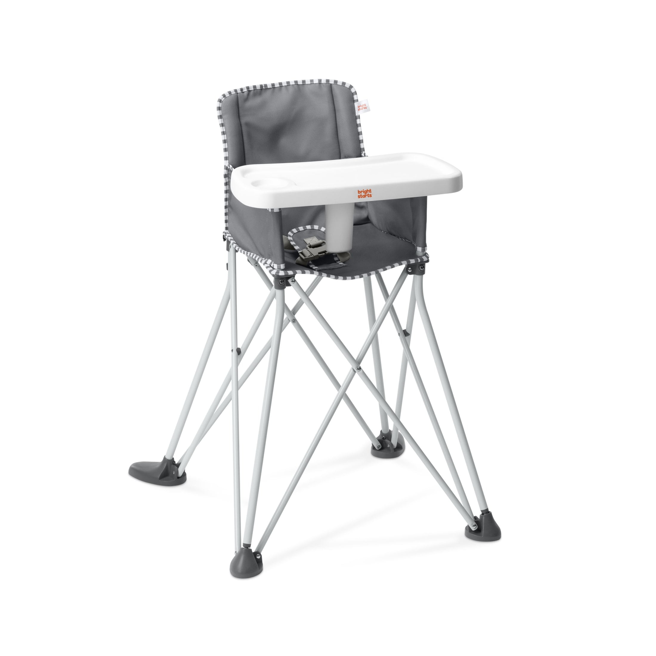 Bright Starts Pop 'N Dine Portable High Chair, Grey, Unisex, Infant ...