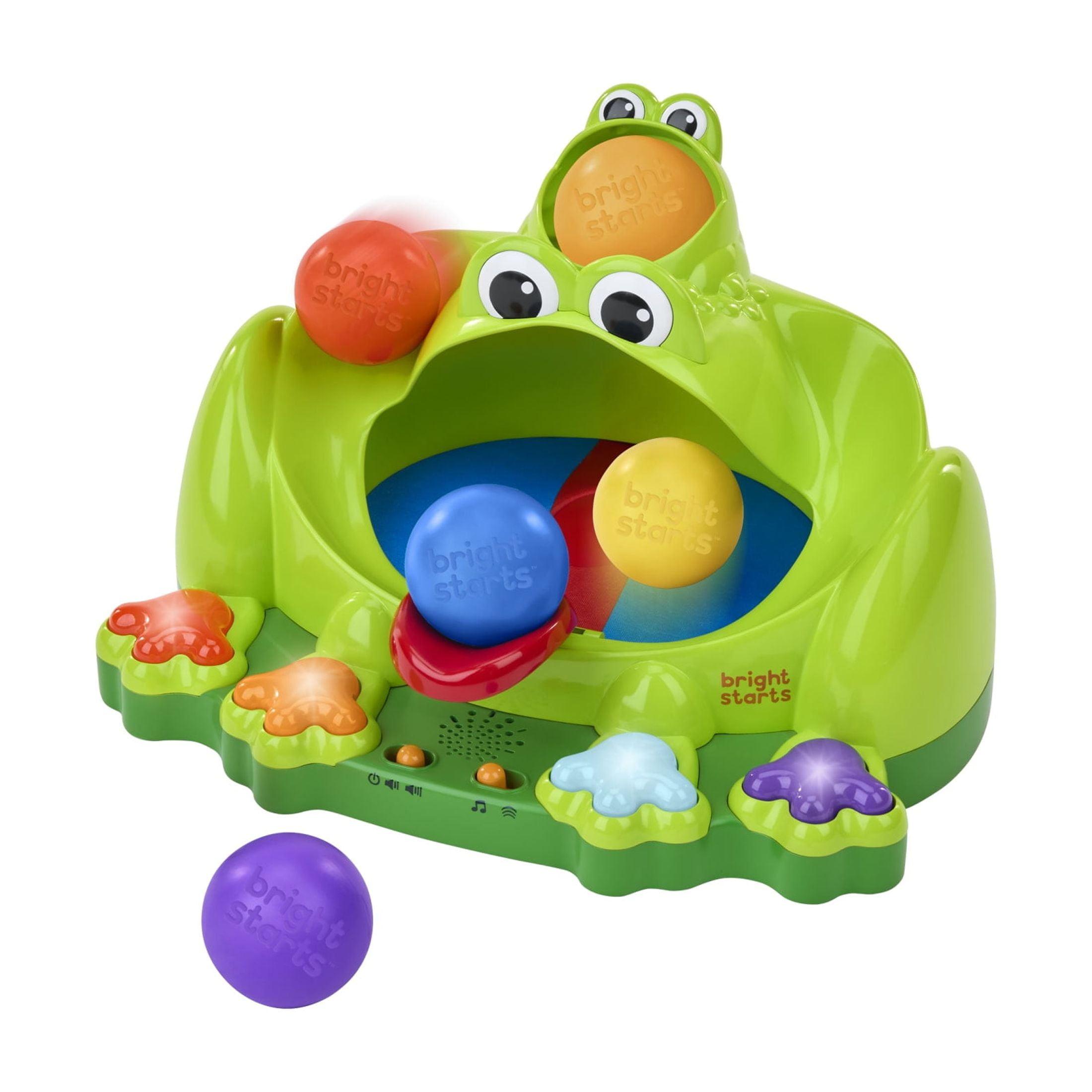 Bright Starts Poppin' Ball Frog Ball Play Toy, Unisex, Infant - Walmart.com