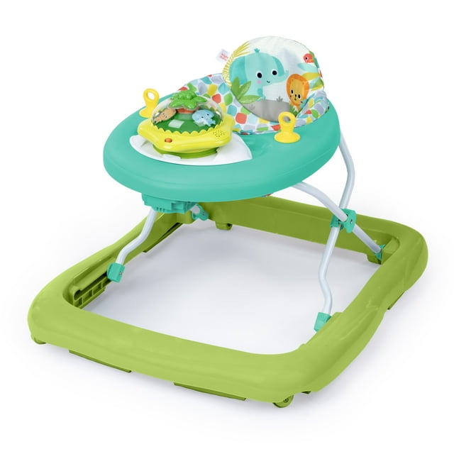 Bright Starts Wanderlights 2-in-1 Baby Walker for Infants, Blue, Green ...
