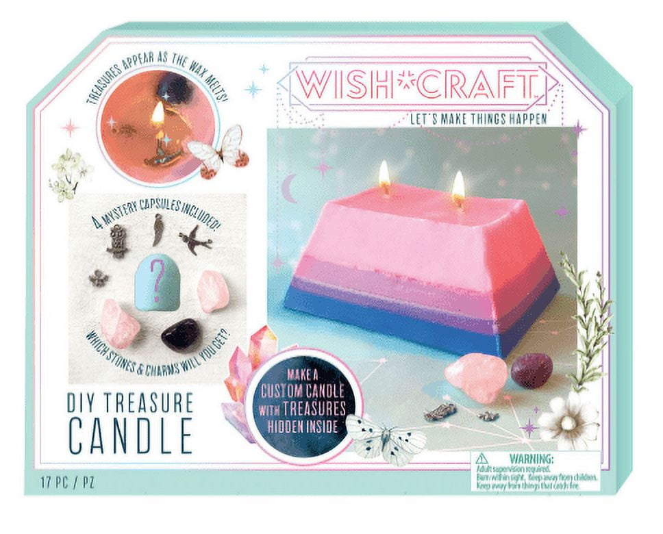 Bright Stripes DIY Treasure Candle No Color - Walmart.com