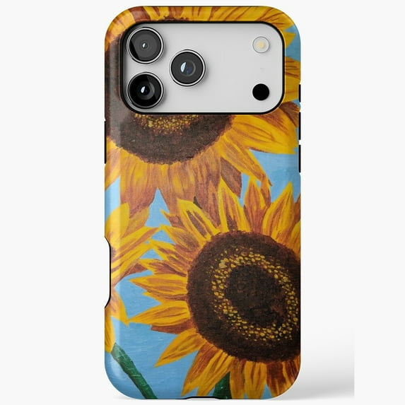 Bright Sunflowers Floral Art Case Compatible with iPhone 11-17 Pro Max ...