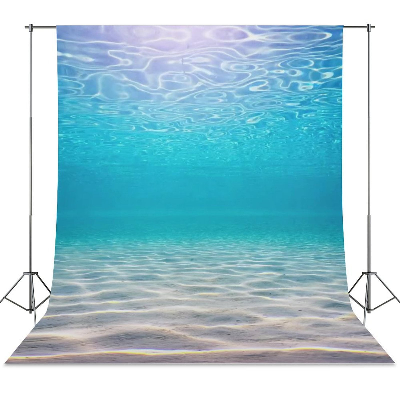 Bright Sunshine Through Deep Blue Sea Backdrop Background for ...