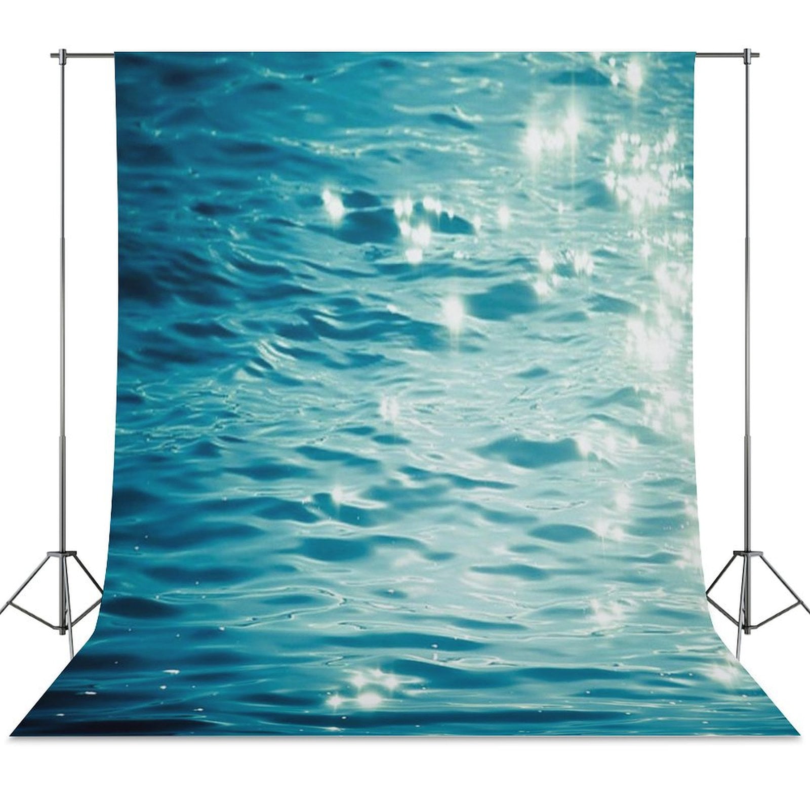 Bright Sunshine Through Deep Blue Sea Backdrop Background for ...