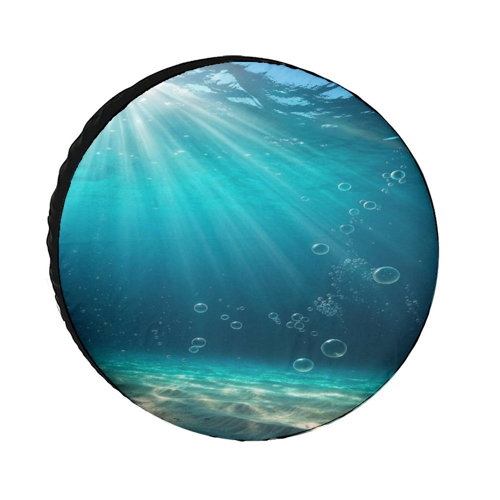 Bright Sunshine Through Deep Blue Sea Tire Cover Waterproof Dust-Proof ...