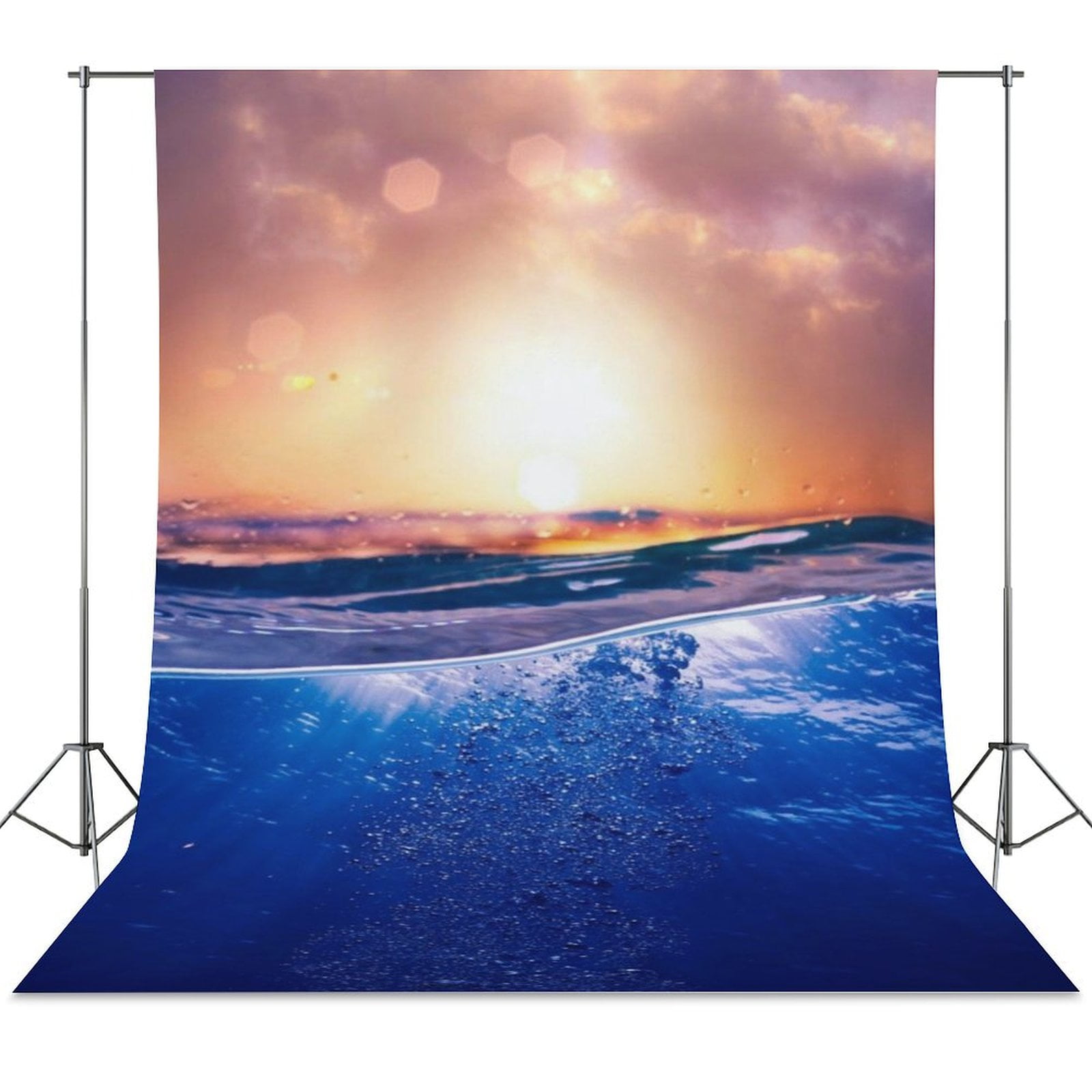 Bright Sunshine Through Deep Blue Sea Backdrops for Photography Kids Adult Photo Booth Video ...