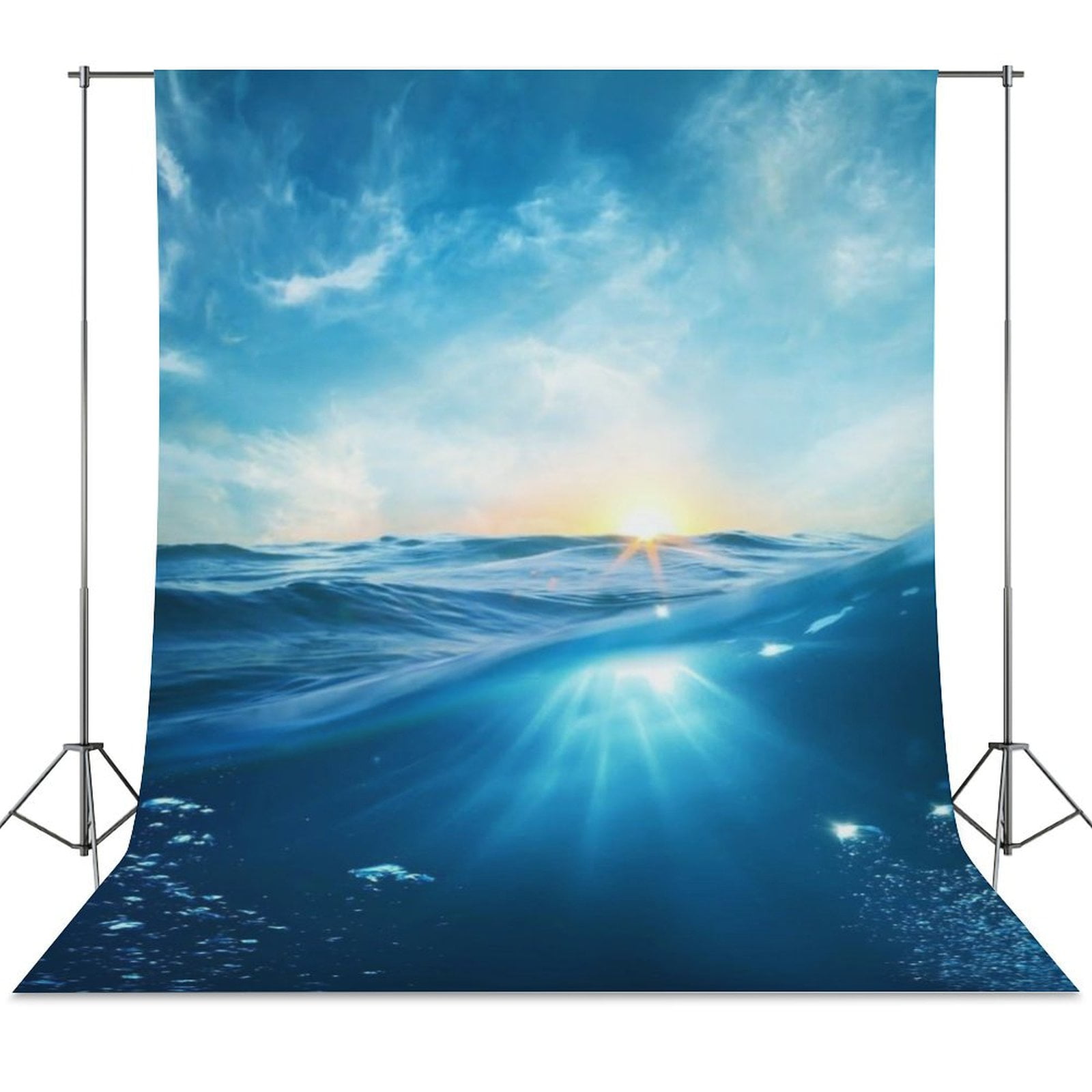 Bright Sunshine Through Deep Blue Sea Backdrops for Photography Kids ...