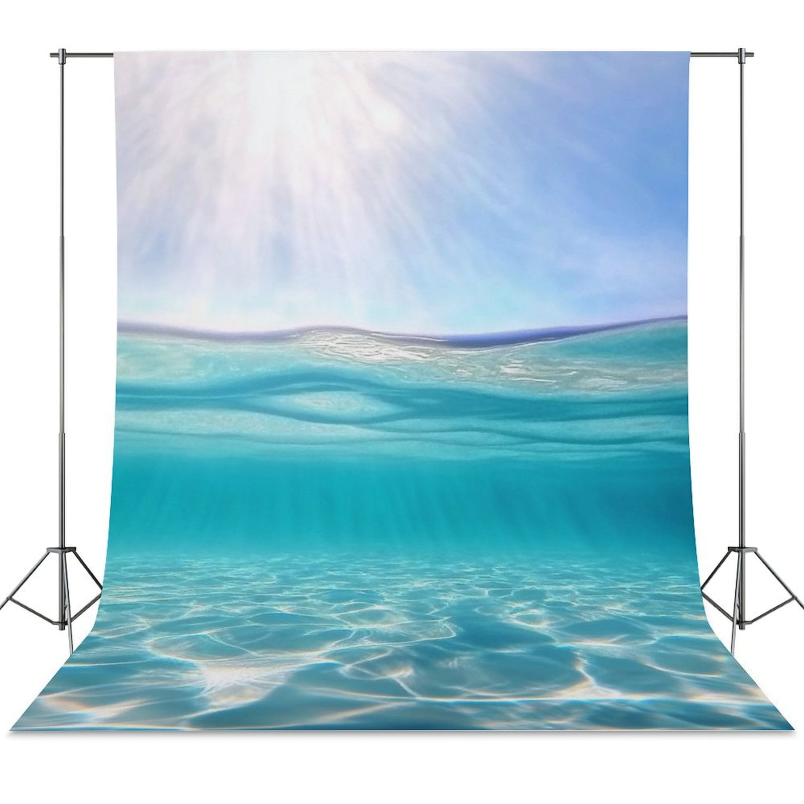 Bright Sunshine Through Deep Blue Sea Backdrops for Photography for ...