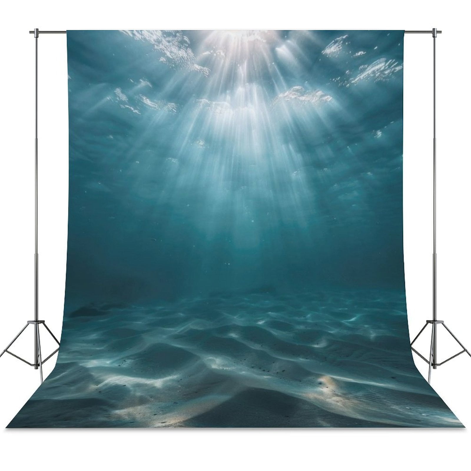 Bright Sunshine Through Deep Blue Sea Spring Backdrop Backdrops for ...